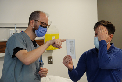 "Testing visual Acuity - Using near card." by Clinical Neurological ...