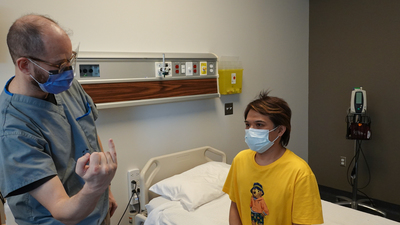 "Testing extraocular movements - cranial nerves III, IV and VI using th ...