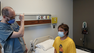 "Testing extraocular movements - cranial nerves III, IV and VI using th ...