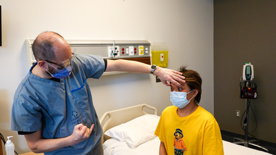 "Testing extraocular movements - cranial nerves III, IV and VI using th ...