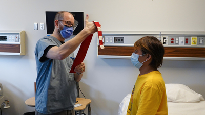 "Testing for Optokinetic nystagmus using an OKN strip-vertical" by ...